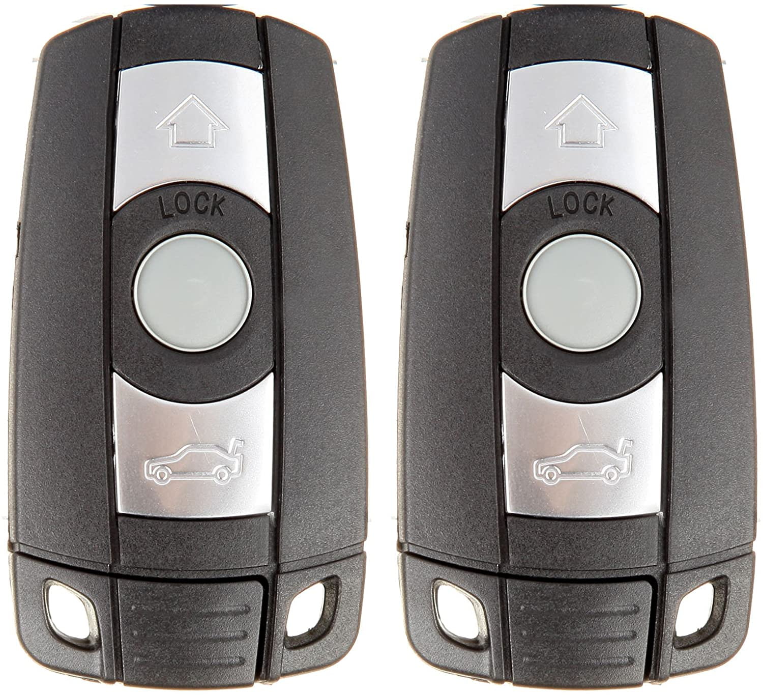 Eccpp Replacement Fit For 2x 3 Button 868mhz Uncut Keyless Entry Remote