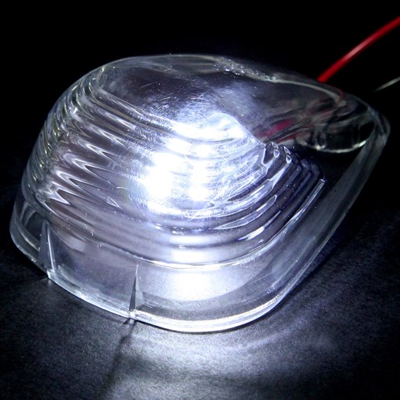 ECCPP Roof Cab Marker Lights Lens Top Clearance Marker Light +Wiring ...