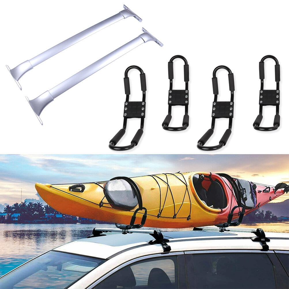 ECCPP Roof Rack Crossbars+Kayak Rack Fits For Nissan Rogue 2014-2019 ...