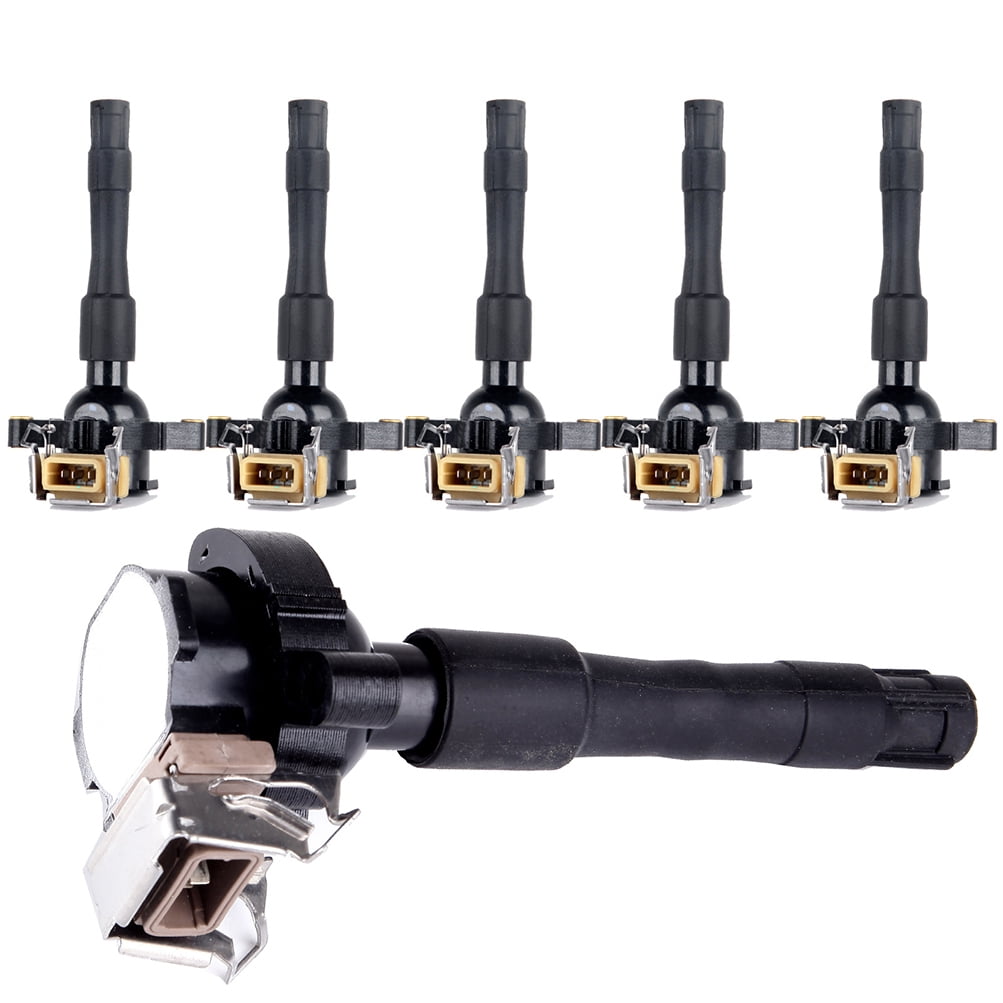 ECCPP Set of 6 Ignition Coil UF300 Coil Pack for BMW 540i 740i 740iL ...
