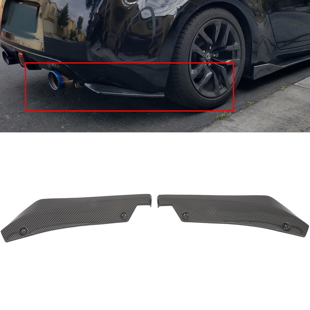 ECCPP Side Fender Skirt Lip Splitter Canard Protector PP Universal Rear ...