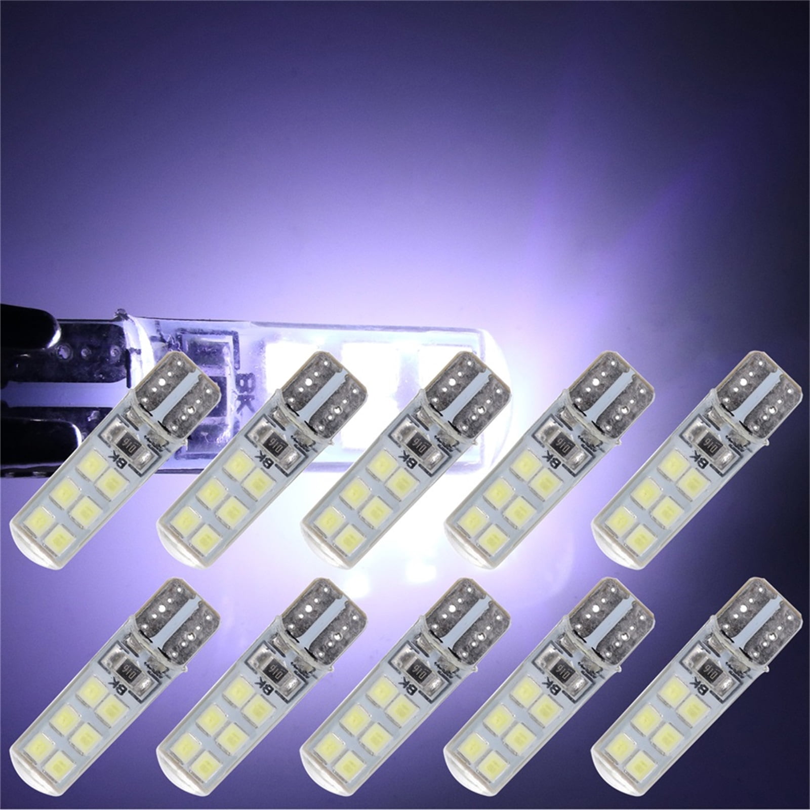 ECCPP Super Bright:Error Free 6SMD 194 Halogen Bulbs,T10 168 2825 W5W ...