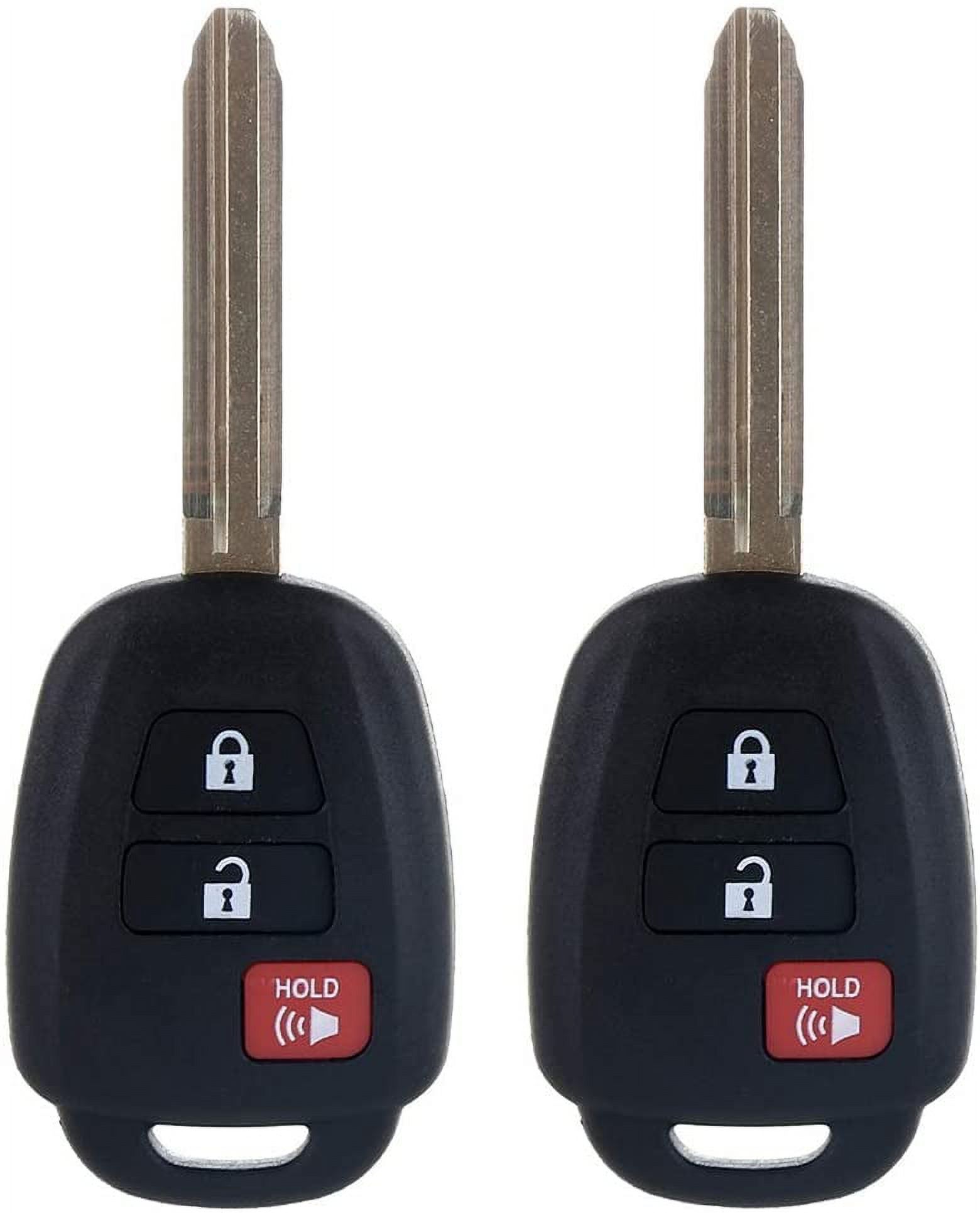 ECCPP for T oyota key fob Replacement for Uncut Keyless Entry Remote ...