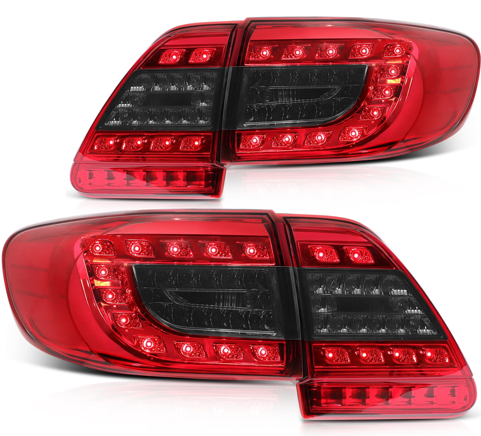 ECCPP Tail Lights for Toyota Corolla 2011-2013 Driver and Passenger ...