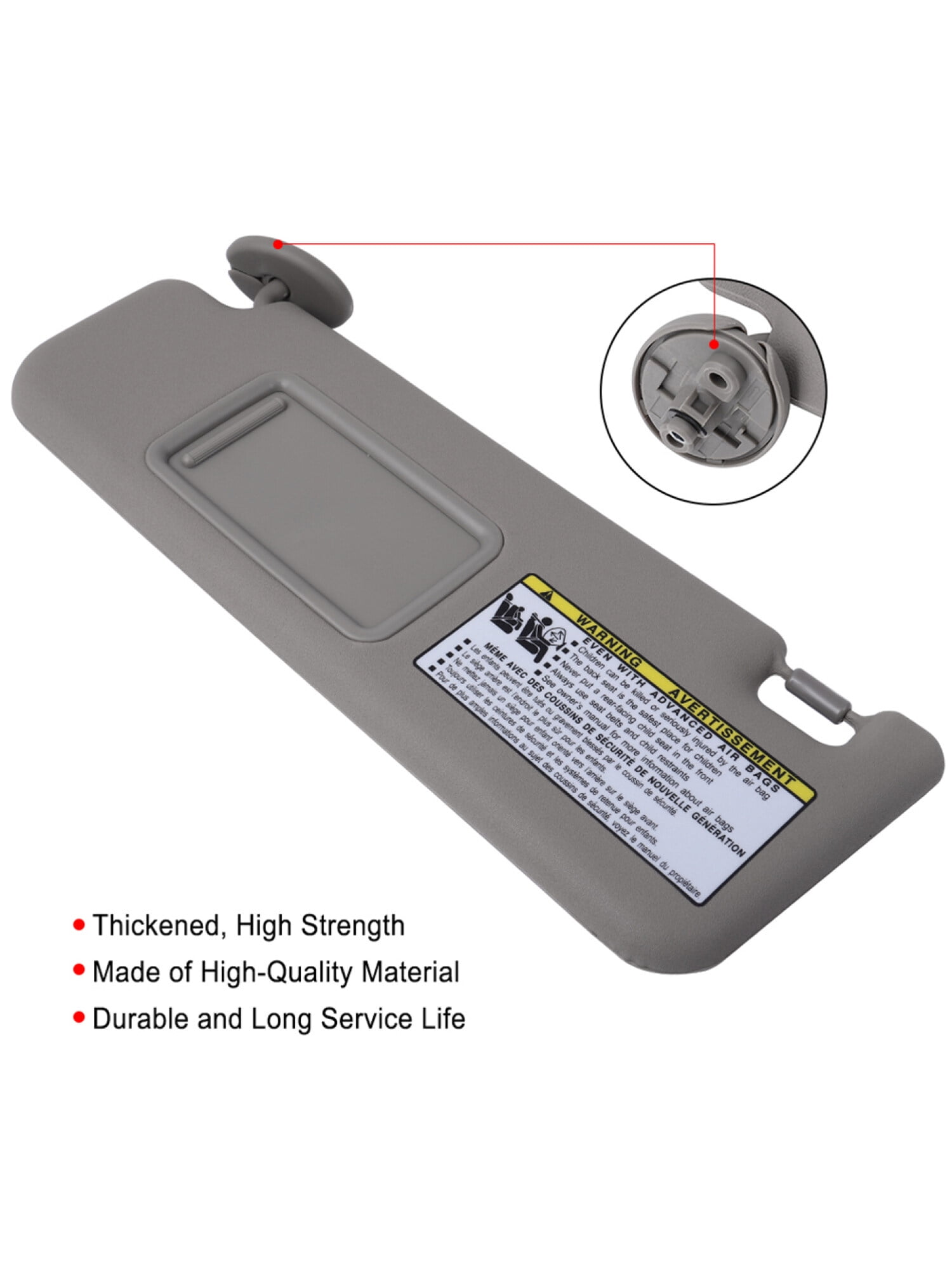 ECCPP Tan Car Sun Visor Left Driver Side Windshield Visor fit for 2003 ...