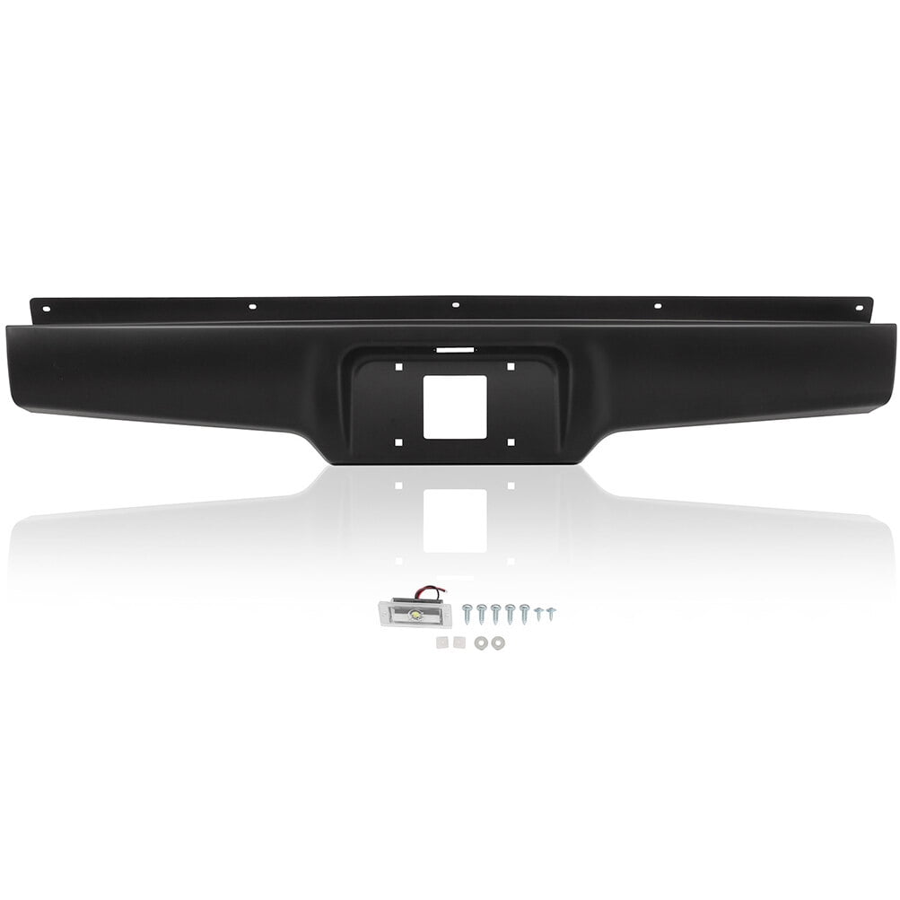 ECCPP Texture Black Rear Bumper Roll Pan Fit for 1982-1993 for S10,1982 ...