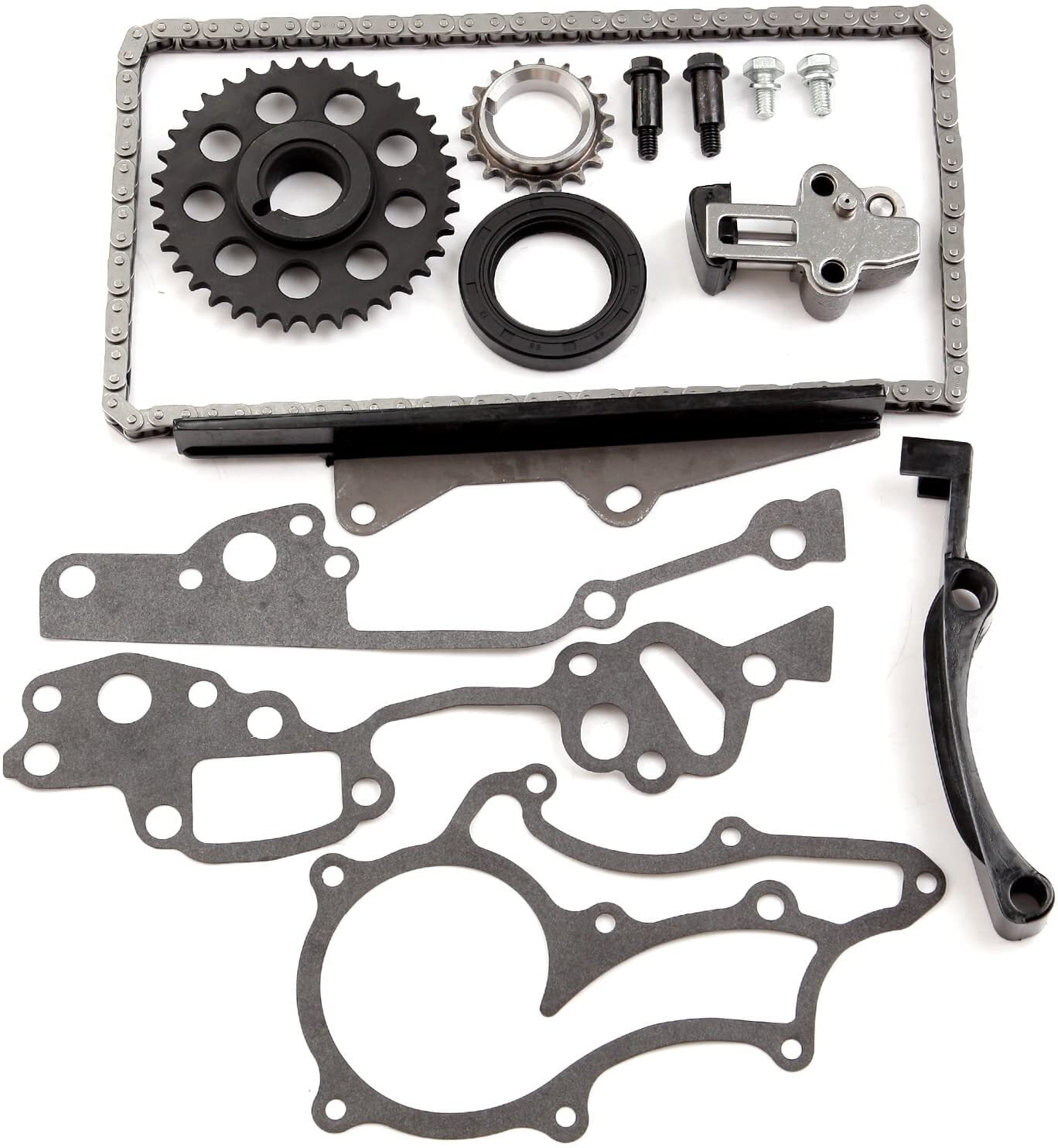 ECCPP Timing Chain Gear Kit Set fits for 1985-1995 Toyota 22R 22RE ...