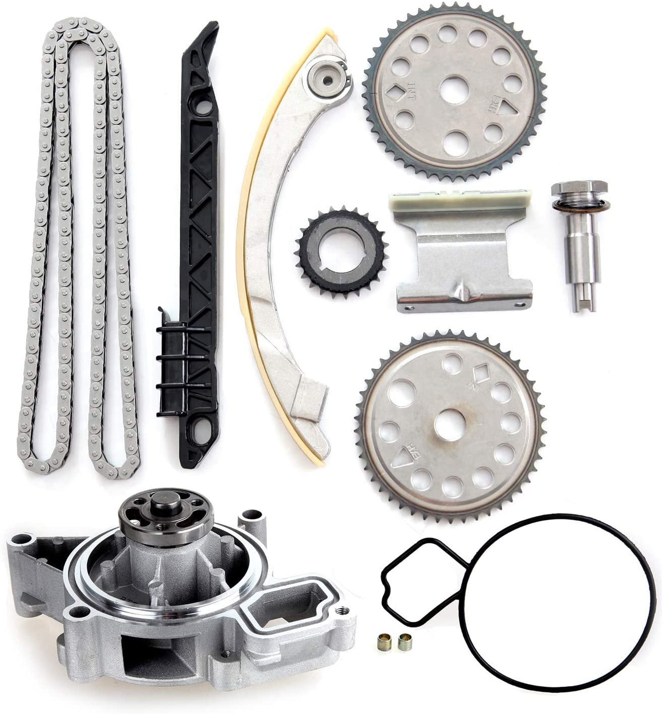 ECCPP Timing Chain Water Pump Kit for Chevrolet for Pontiac for Saturn ...