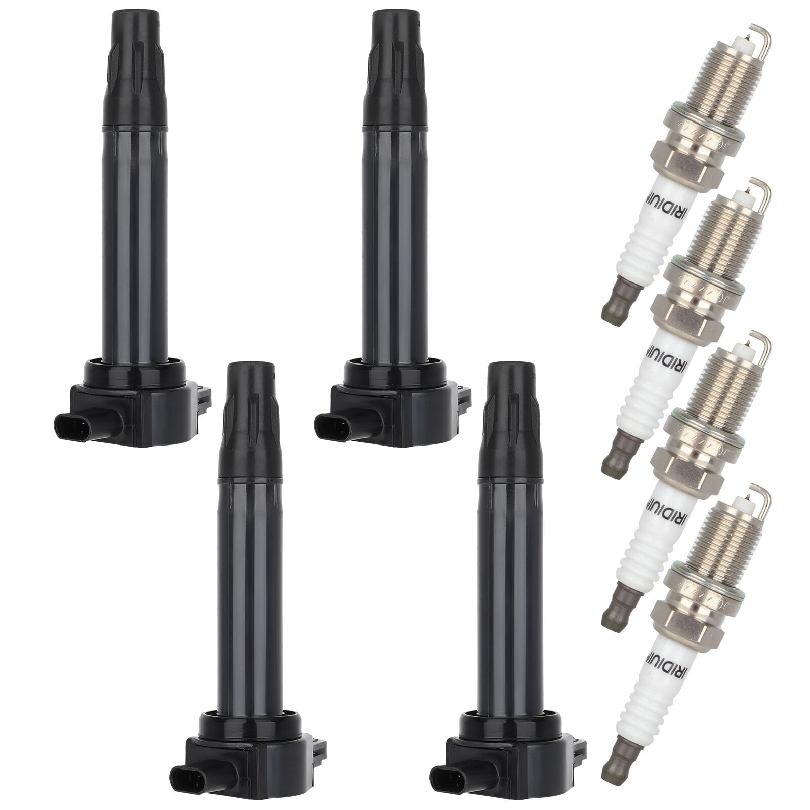 ECCPP UF-557 4 ignition coils with 4 iridium Spark Plugs for Dodge for ...