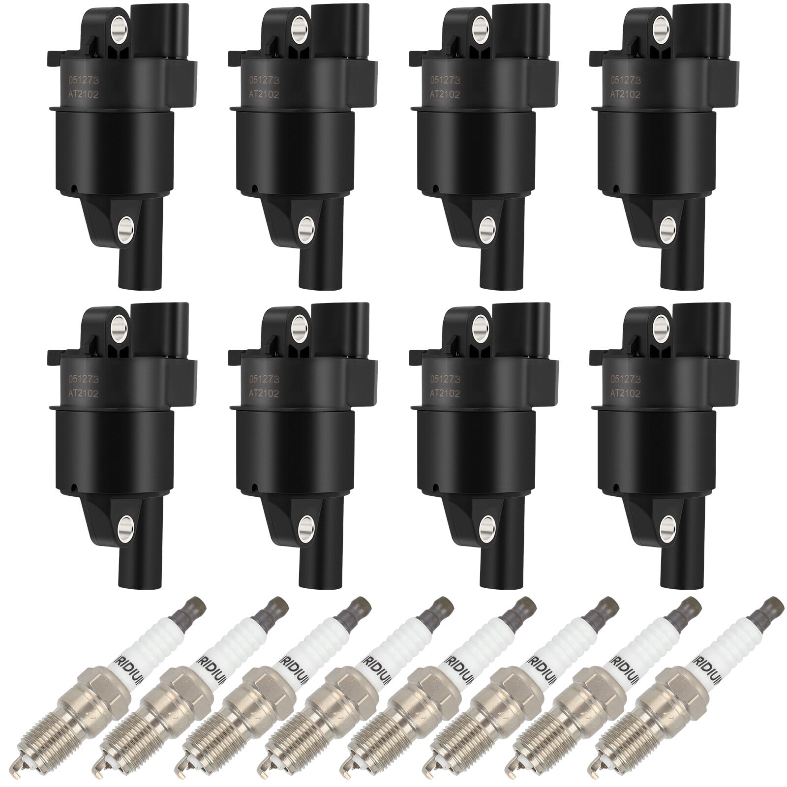 ECCPP ‎UF414 8 ignition coils with 8 iridium Spark Plugs for Chevrolet for GMC Pontiac Impala ...