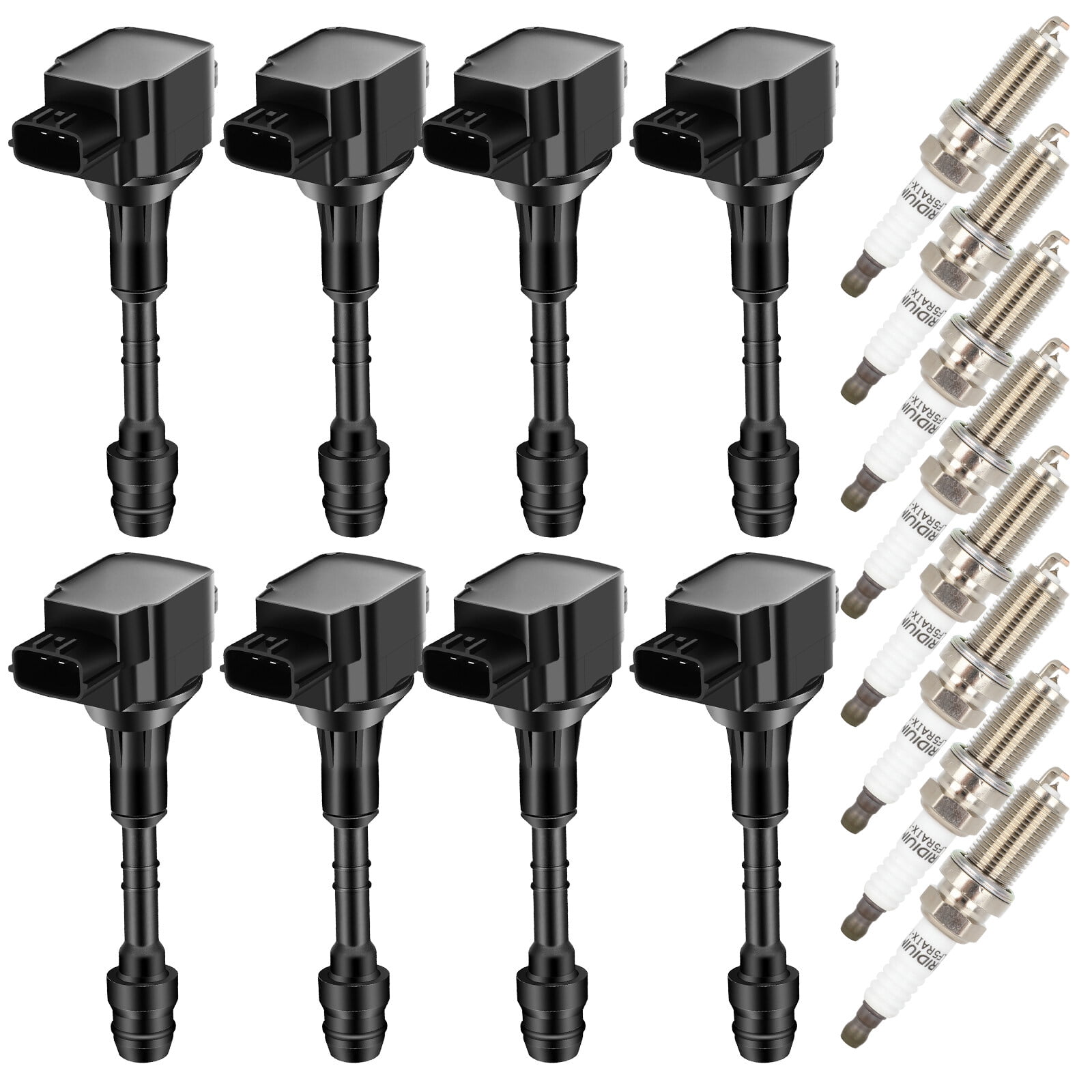 ECCPP UF510 8 ignition coils with 8 iridium Spark Plugs for Nissan 2004 ...