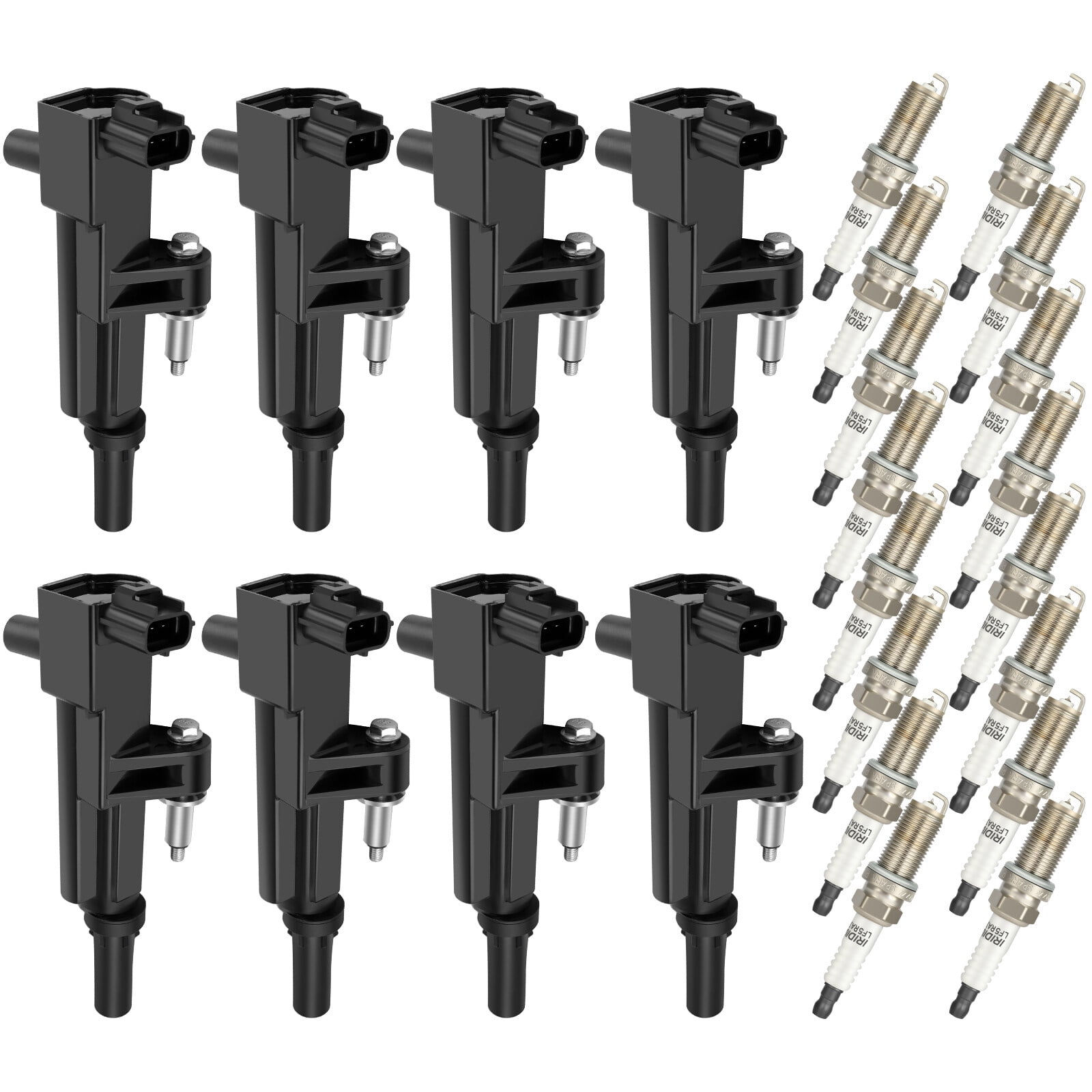ECCPP UF601 8 ignition coils with 16 iridium Spark Plugs for Dodge ...