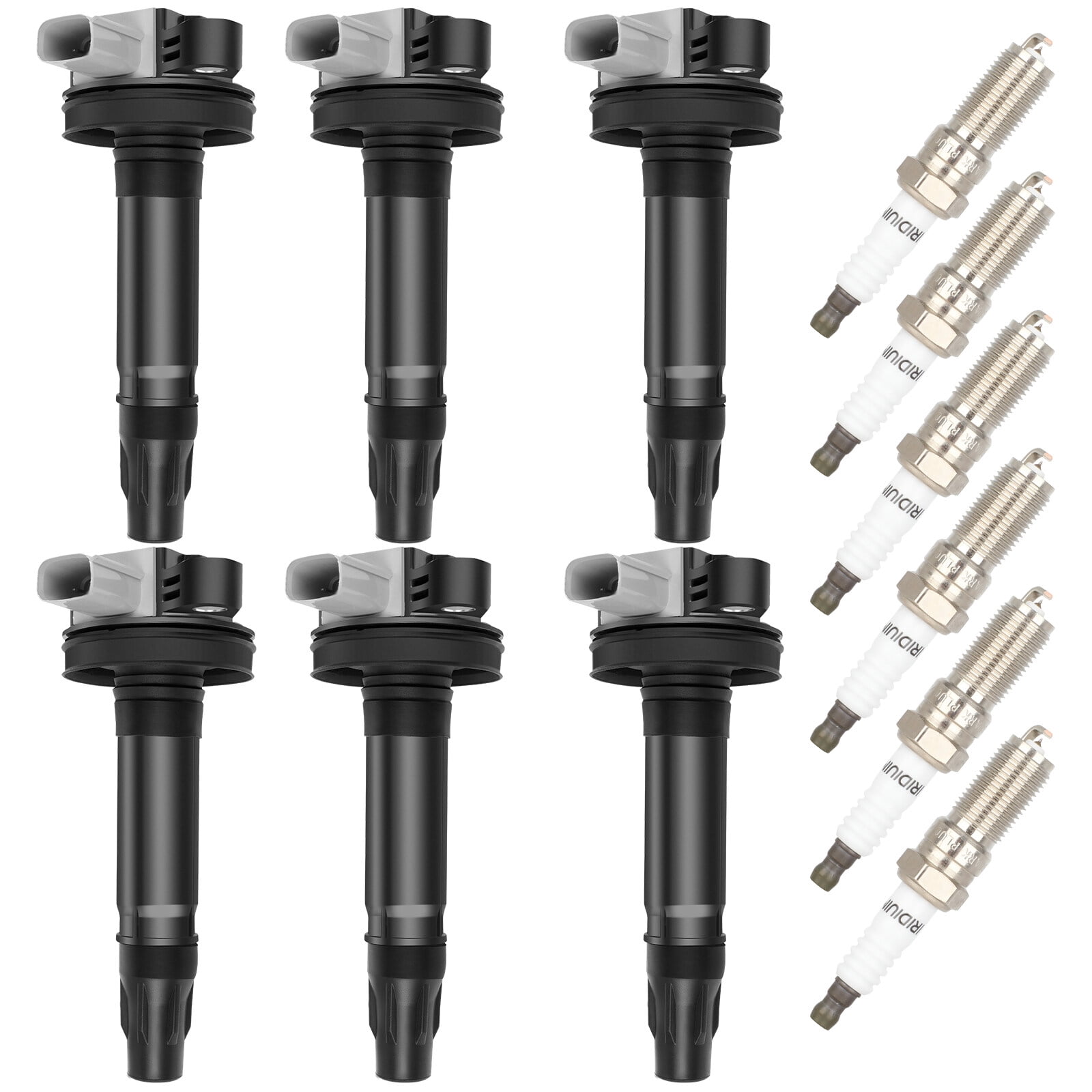 ECCPP UF612 6 ignition coils with 6 iridium Spark Plugs for Lincoln for ...