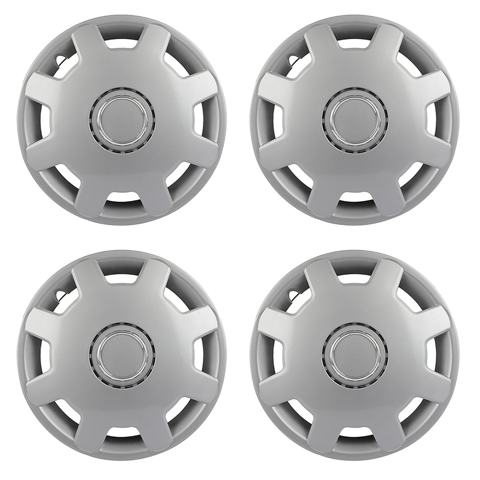 ECCPP Wheel Rim Cover Hubcaps Universal Hubcaps Set of 4 for Car Truck ...