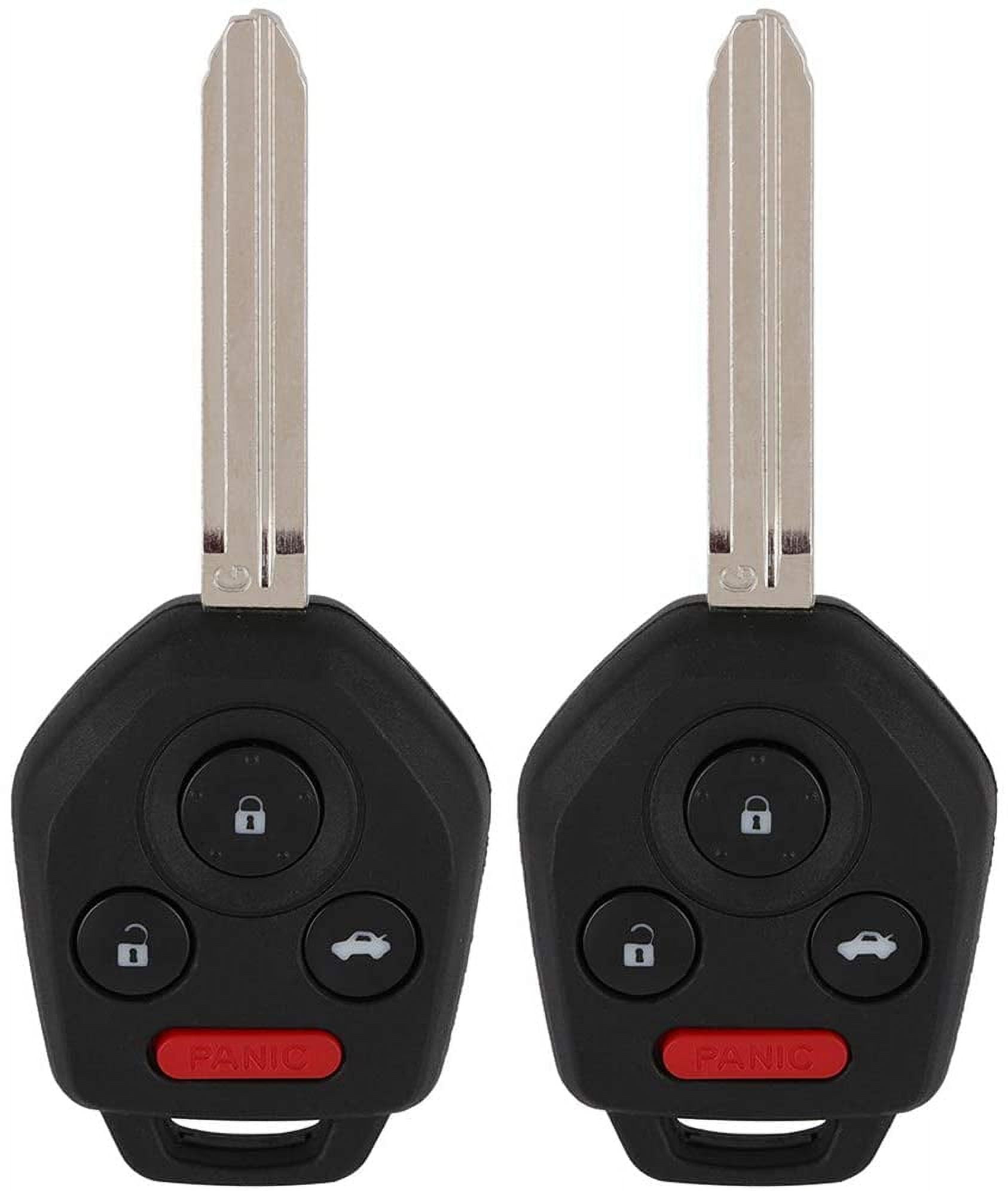 ECCPP X 2 Uncut Keyless Entry Remote Key Fob Replacement for 14 15 16 ...