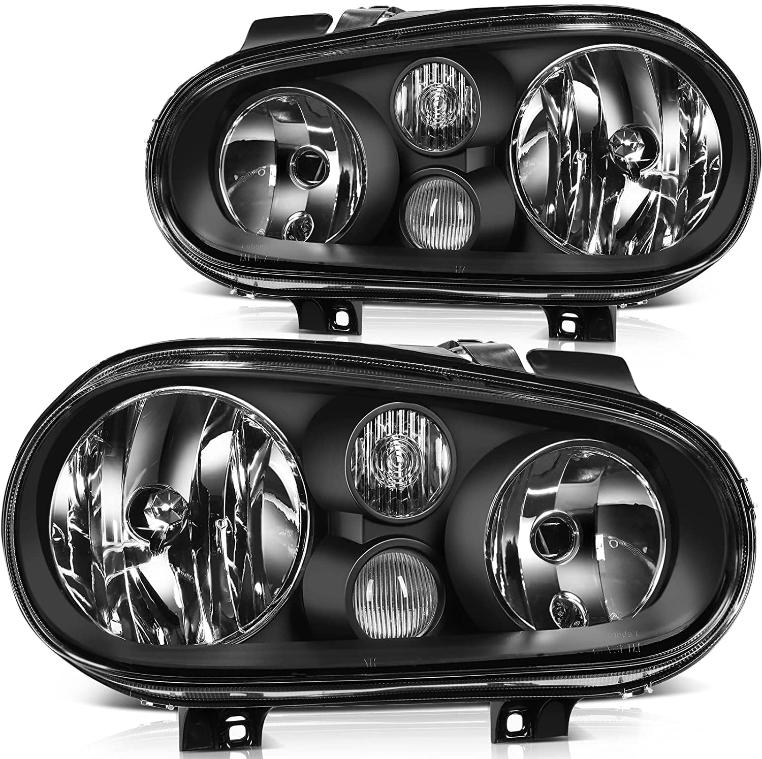 ECCPP headlight assembly kit for 1999-2006 VOLKSWAGEN VW GOLF CABRIO ...