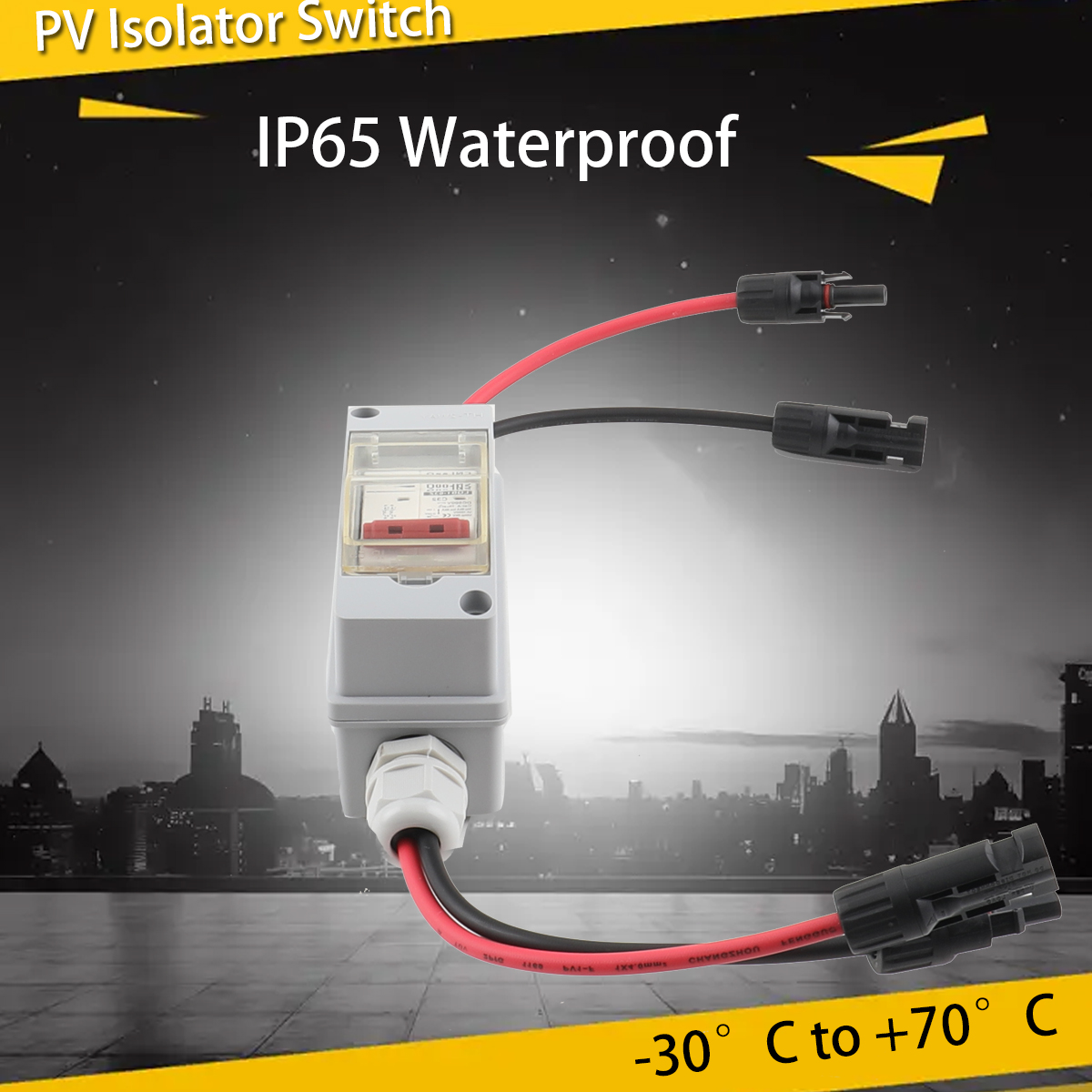 ECETEE PV Isolator Switch AC 30A IP65 Disconnect Circuit Breaker for ...