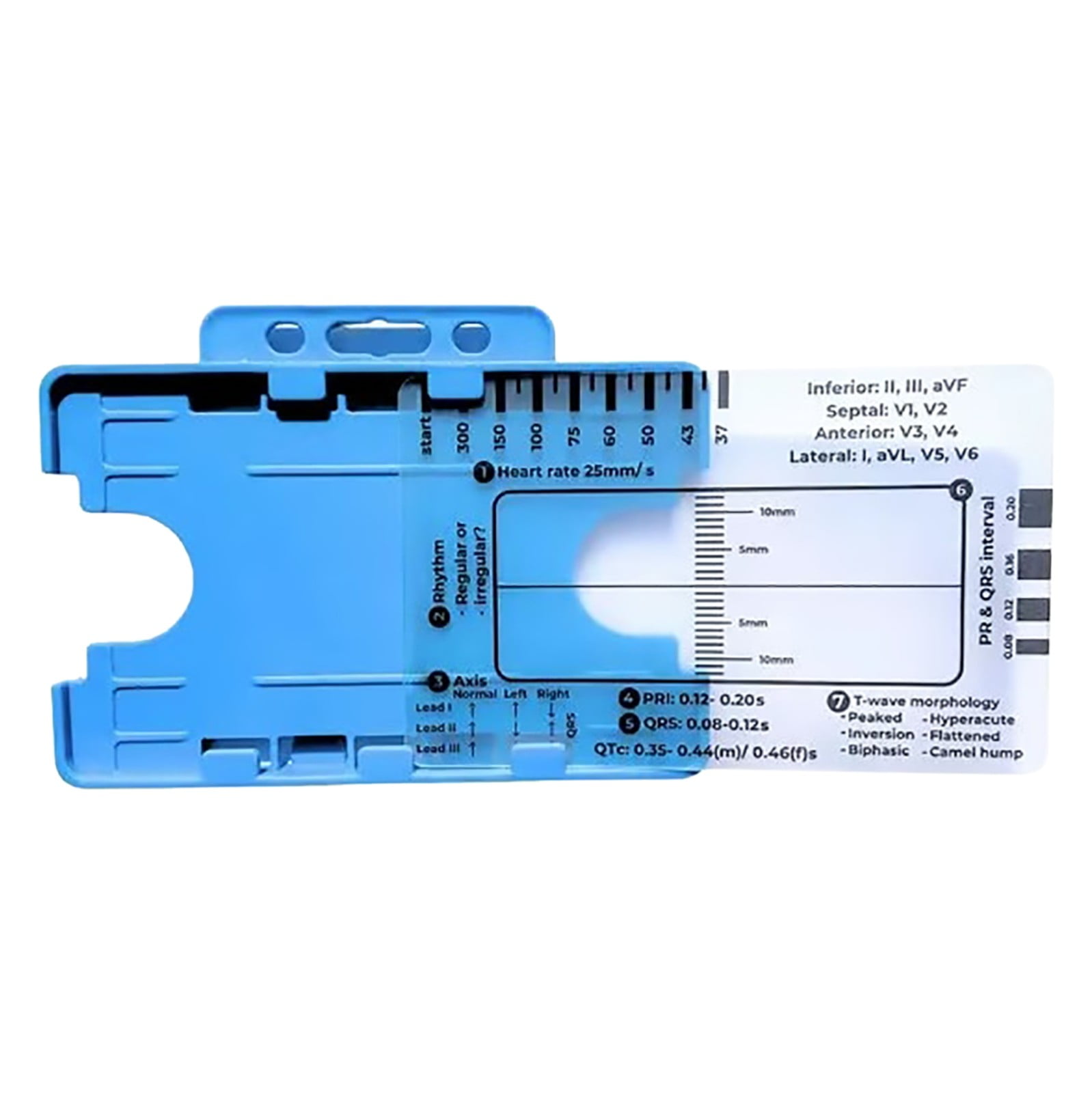 ECG 7 Step Ruler, ECG 7 Step Ruler for ECG/EKG Interpretation, ECG ...