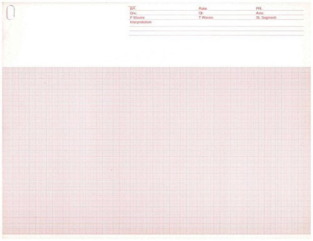 ECG/EKG Paper for Burdick 007966,007868-216mm X 280mm X 200 Sheets (3 ...