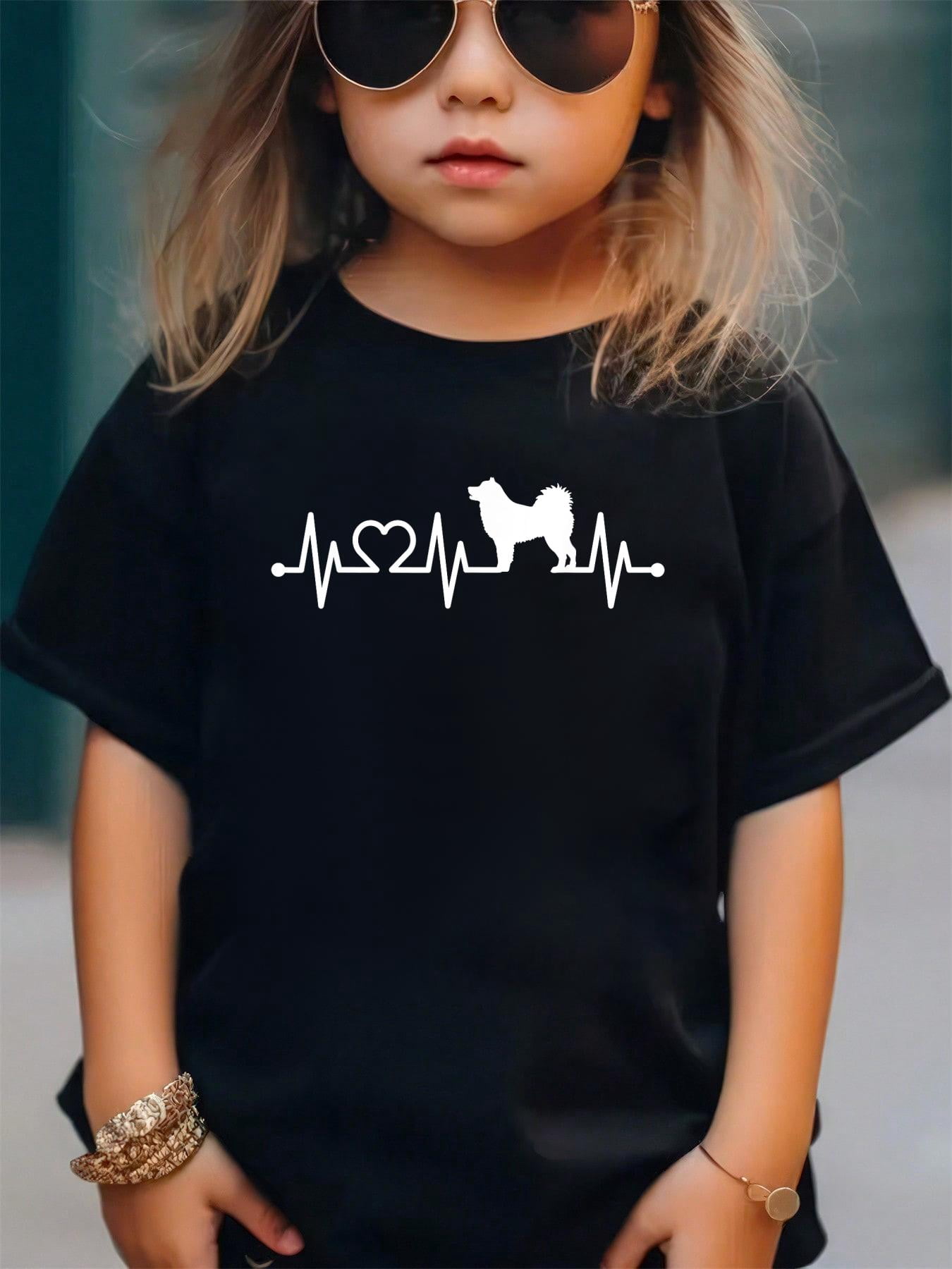 ECG Heartbeat Mal Mally Pulse for Alaska Dog Owners Kids T-Shirt for ...
