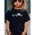 ECG Heartbeat Mal Mally Pulse for Alaska Dog Owners Kids T-Shirt for ...