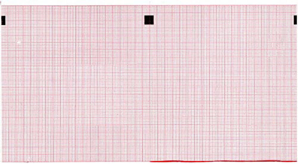 ECG Paper 112MM X 100MM X 300 Sheets (Works for CARDIOLINE Delta 3 Plus ...