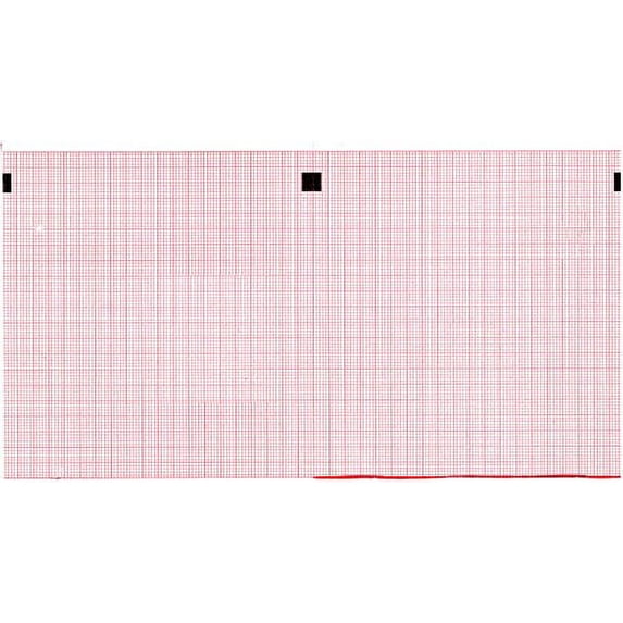 ECG Paper 112MM X 100MM X 300 Sheets (Works for CARDIOLINE Delta 3 Plus ...