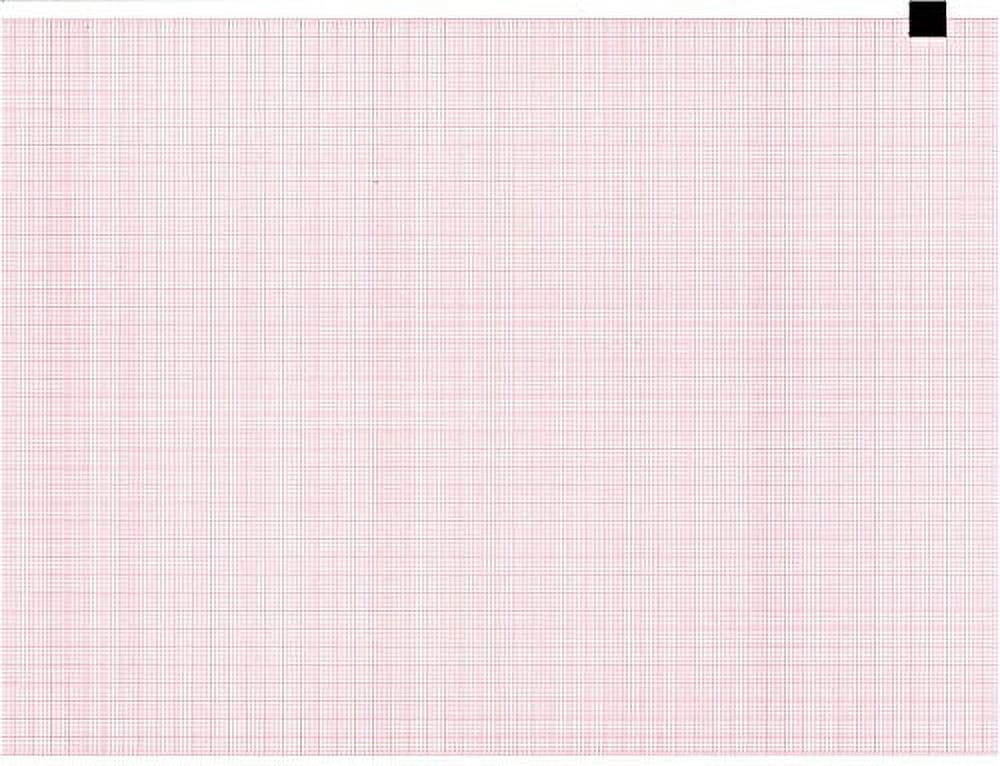 ECG Paper, 215mm x 280mm, 100 Sheets, 3 Packs, Compatible with Edan SE ...