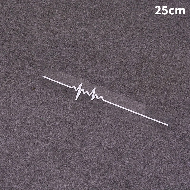 ECG Strip Car Stickers Vinyl Water Proof Decals Cool Laser Reflective ...