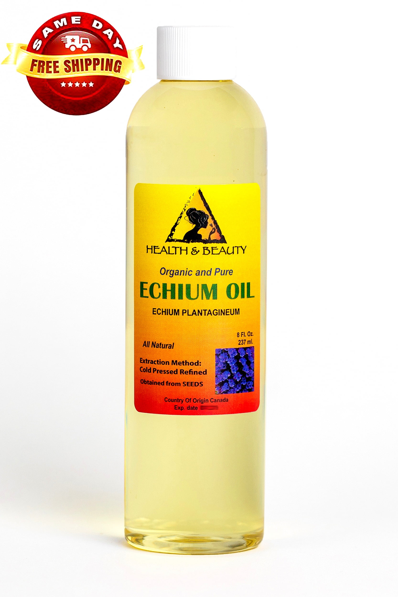 ECHIUM SEED OIL ORGANIC REFINED COLD PRESSED PREMIUM FRESH PRIME 100% ...