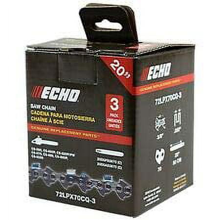 Echo Original Equipment Pack of 3 72LPX70CQ Chainsaw Chains - 72LPX70CQ ...