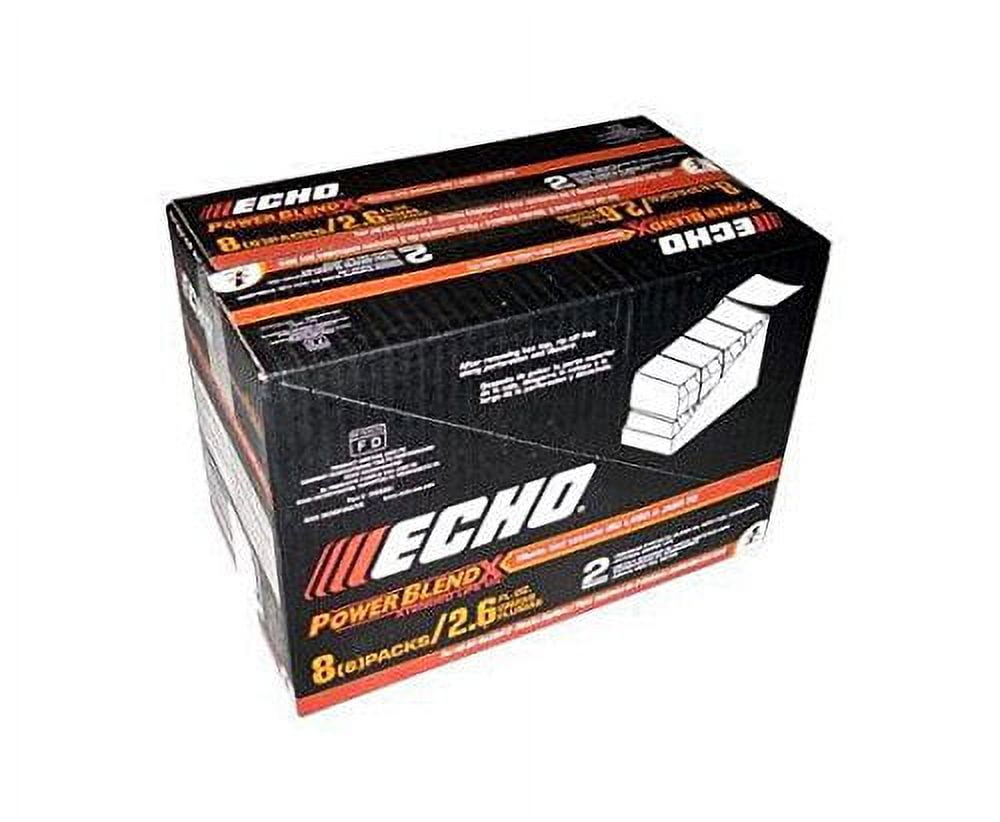 Echo PowerBlend Gold 2-Stroke Engine Oil, 48 Pack, 2.6 oz, 50:1 Mix for ...