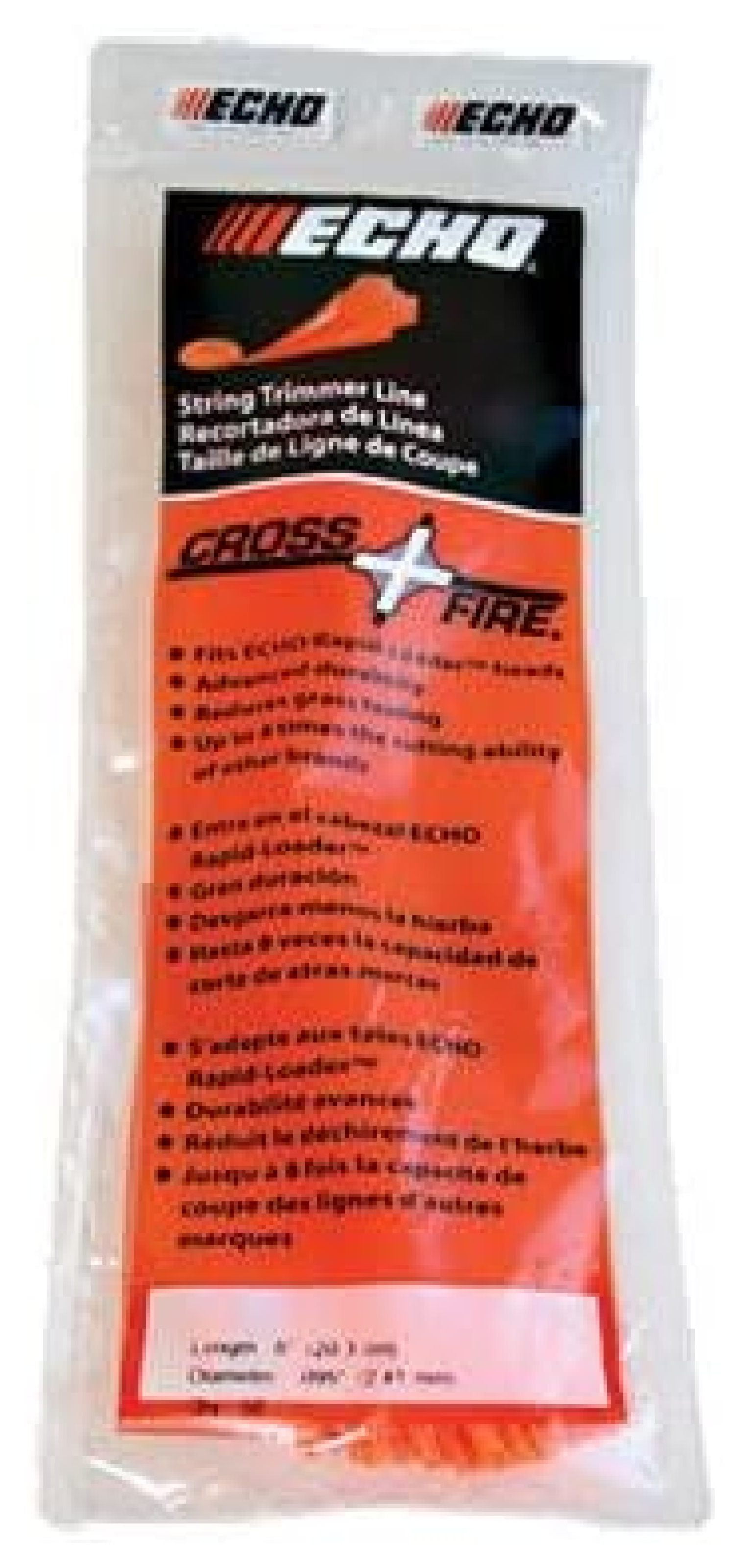 ECHO & SHINDAIWA Genuine 102222155 50 Count 8" .155 X-FIRE New Factory Package - Walmart.com