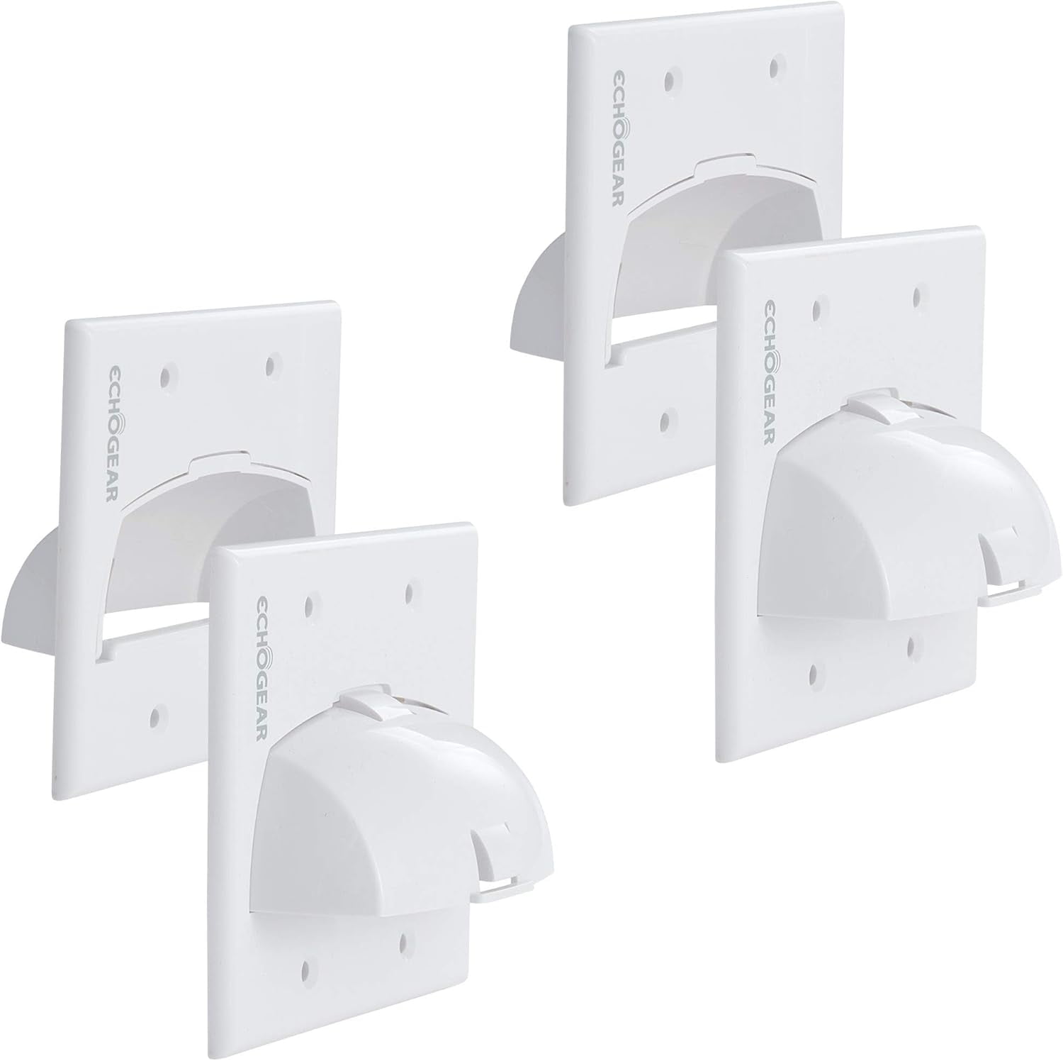 ECHOGEAR In Wall Cable Hider Cord Concealer with Drywall Brackets, Dual ...