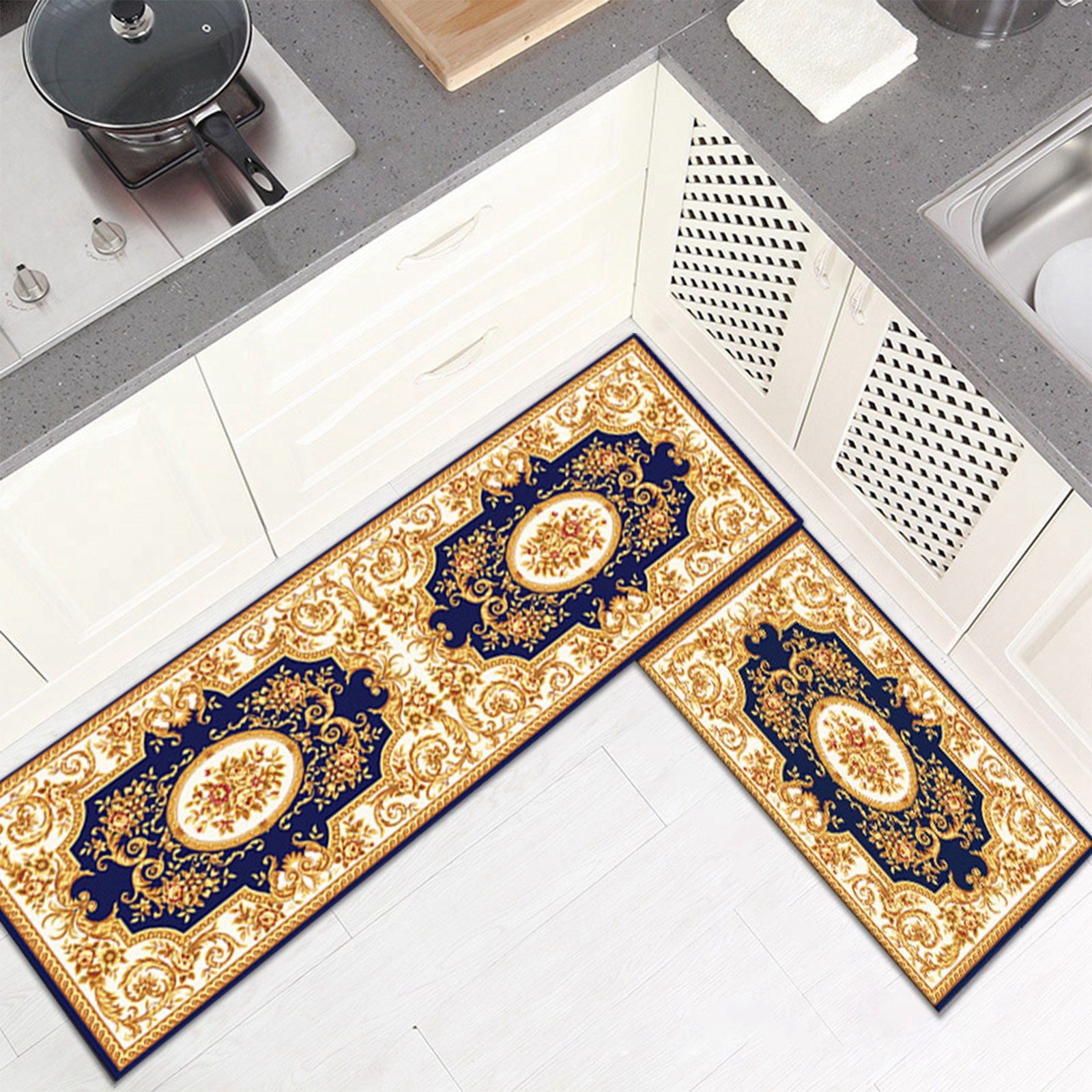 ECHOYY European Kitchen Mat Set Carpet Hallway Home Floor Mat Floor Mat ...