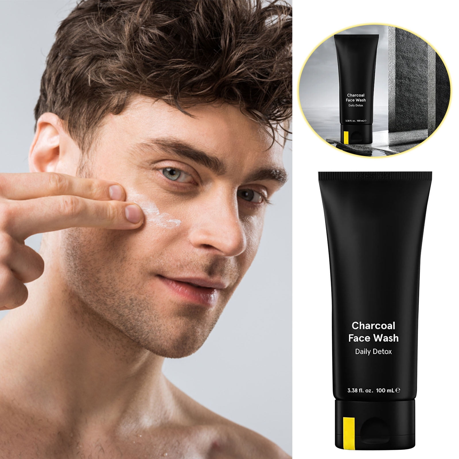 ECHOYY Men's Facial Cleanser Daily Facial Cleanser Men's Facial ... ECHOYY Men's Facial Cleanser Daily Facial Cleanser Men's Facial ...