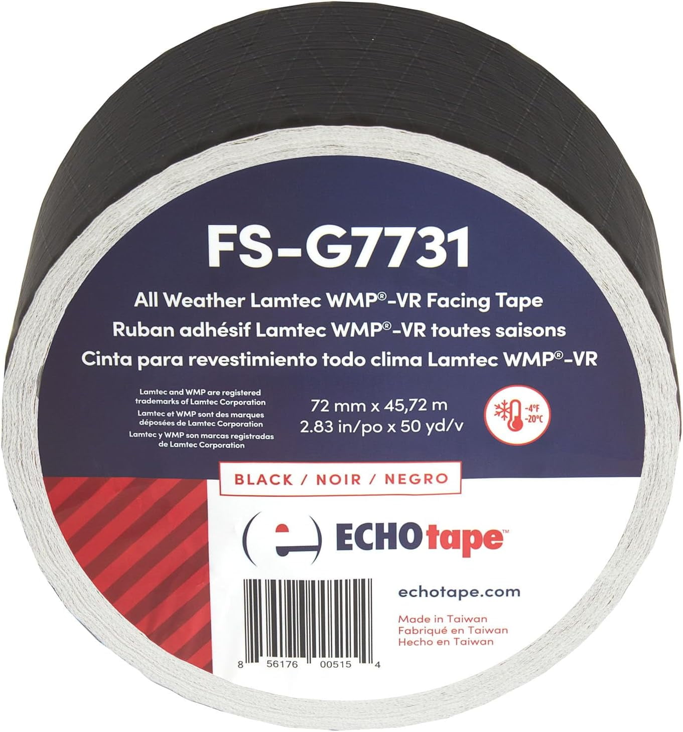 ECHOtape FS-G7731 | All Weather Lamtec WMP-VR Facing Tape | Metal Building Insulation Tape ...