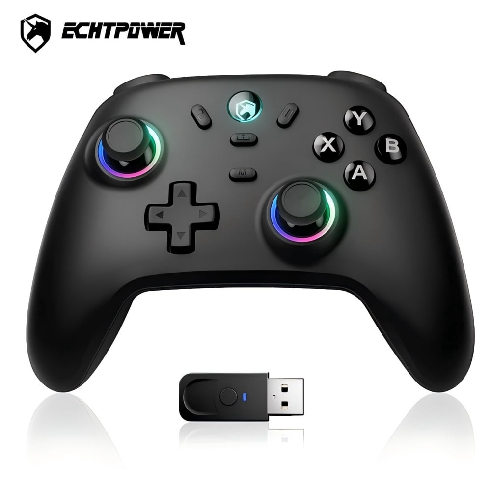 ECHTPower Wireless Game Controller Joysticks for PC, Nintendo Switch ...