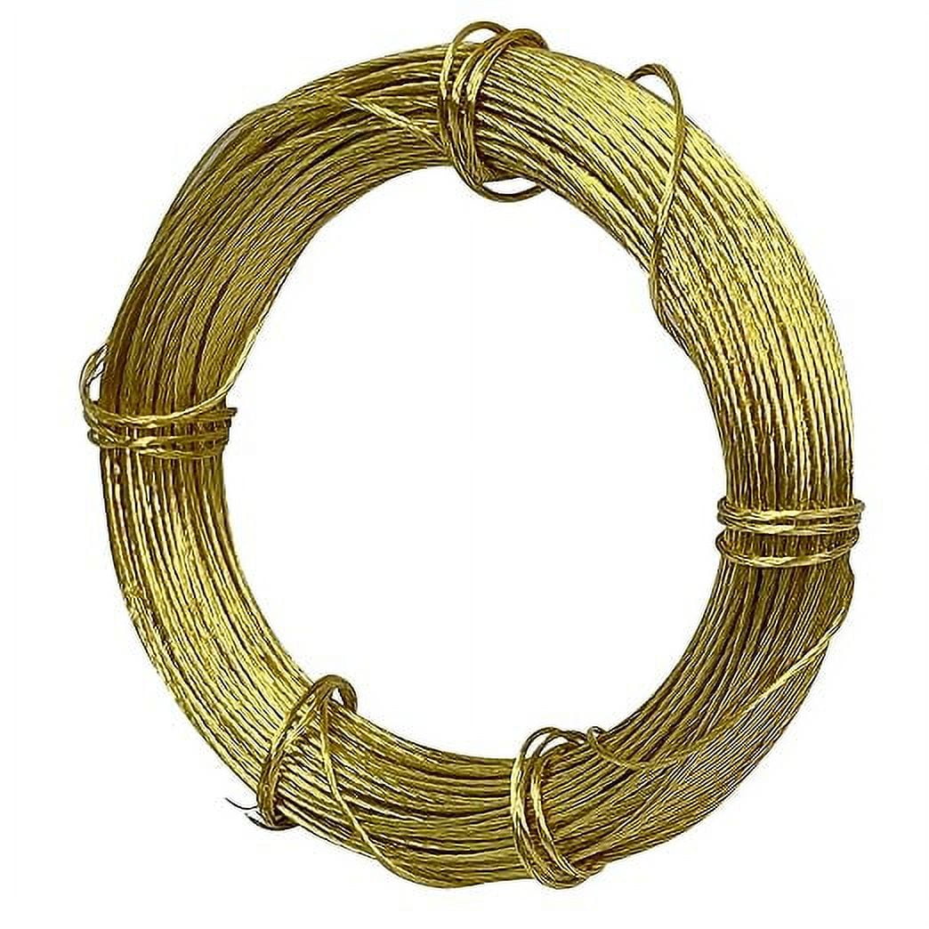 ECKJ Picture Hanging Brass Wire Bare Copper Wire 100-feet 7 Strands of ...