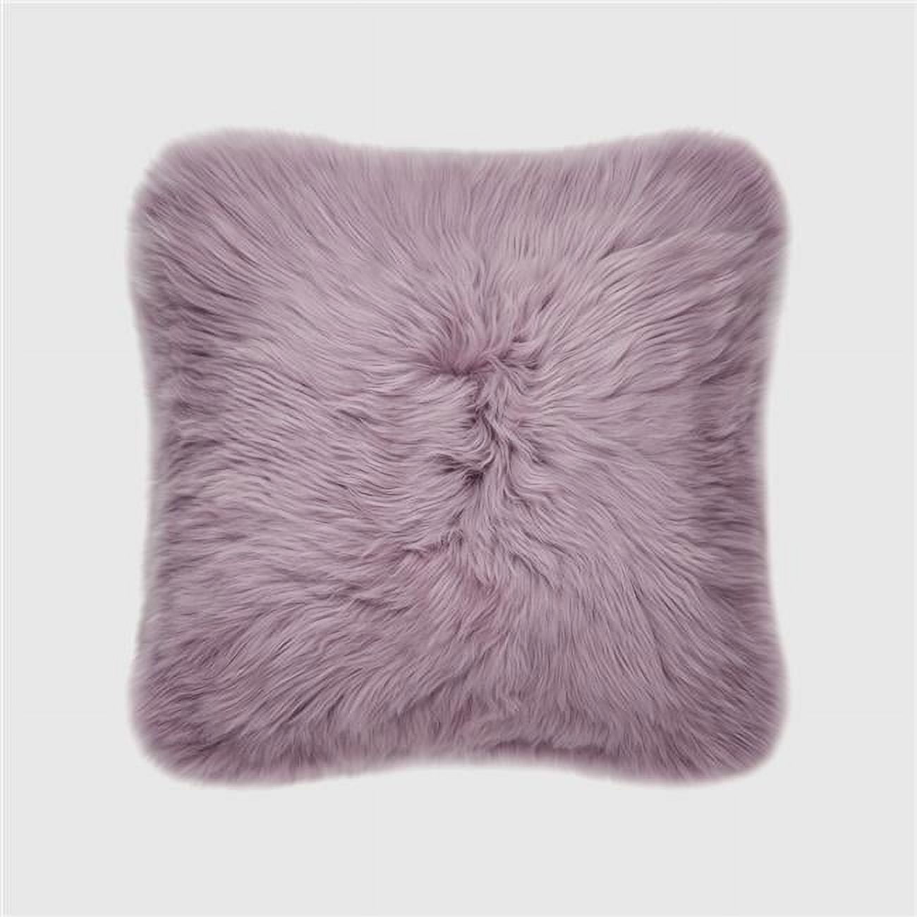ECLECTIC SHEEPSKIN 20'X20' PILLOW, PURPLE QUAIL - Walmart.com