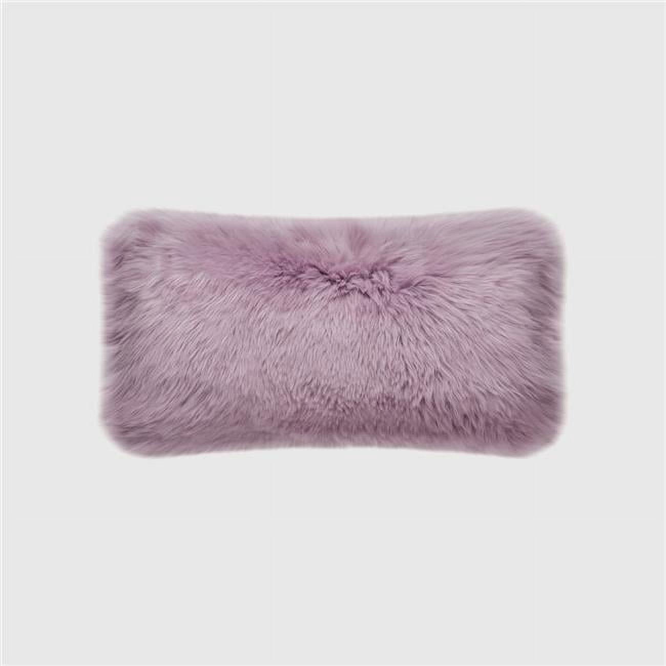 ECLECTIC SHEEPSKIN DOUBLE-SIDED 12'X22' PILLOW, PURPLE QUAIL - Walmart.com