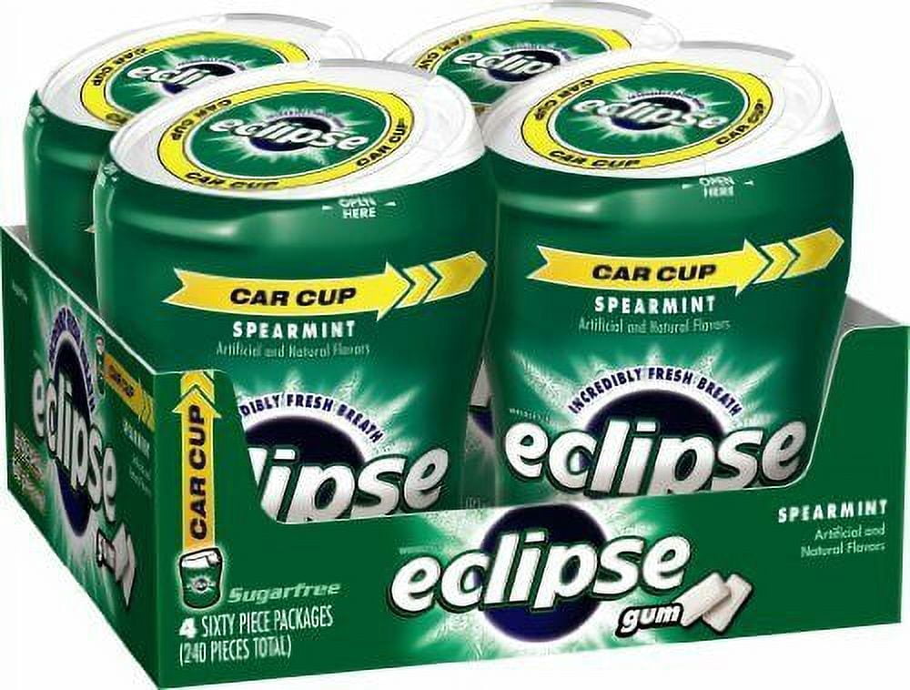 ECLIPSE Spearmint Sugarfree Gum, (4 Count Pack) - Walmart.com