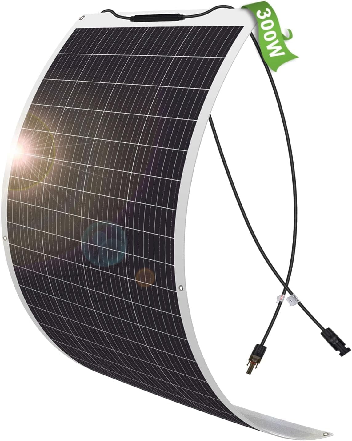 ECO-Baeerss 300W Flexible Monocrystalline Solar Panel-BB, 12V, 23% High ...