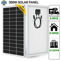 Renogy Bifacial 6pcs 450 Watt Solar Panels 12/24 Volt Monocrystalline ...