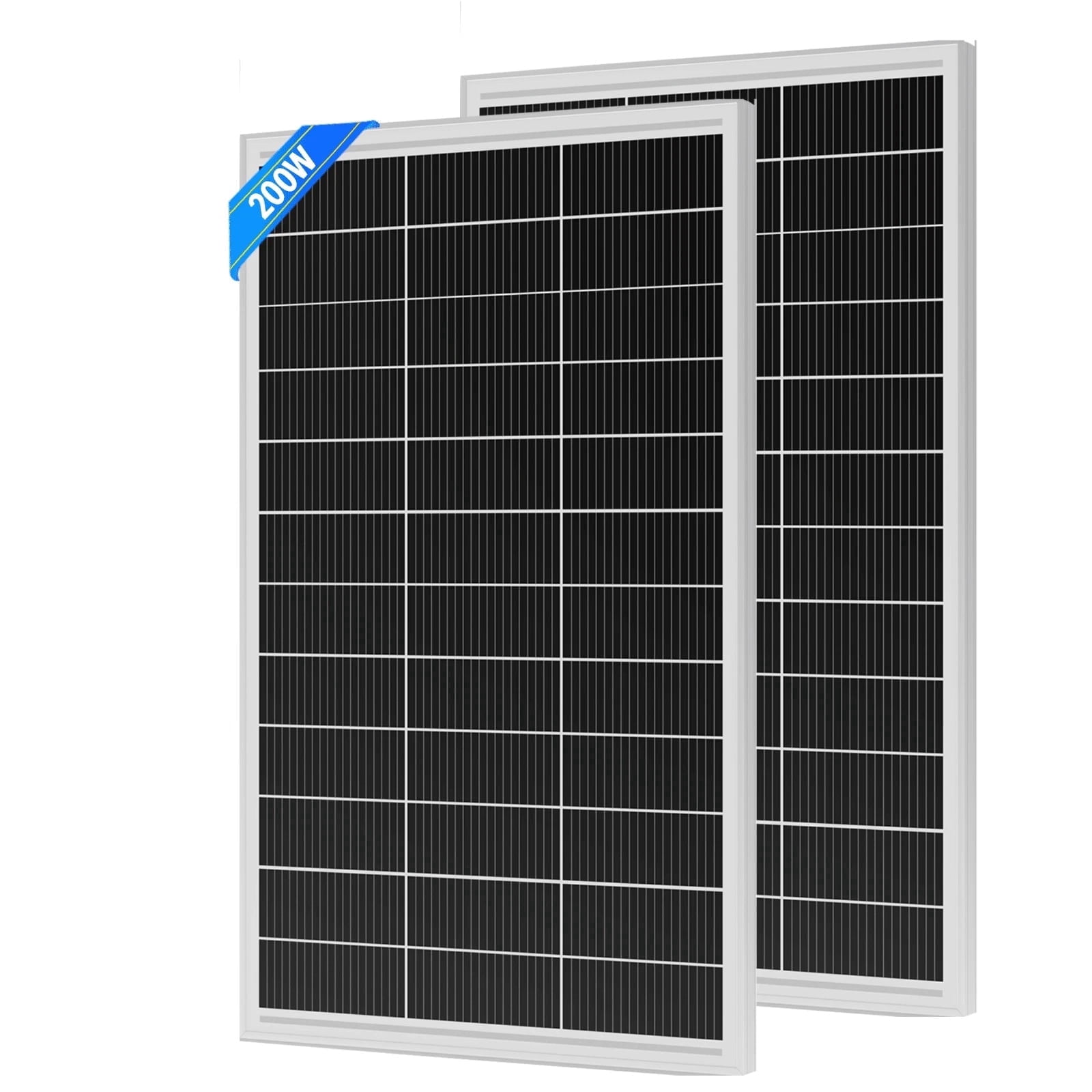 ECO-Baeerss 400W Solar Panels, 2-Pack 200W 12V N-Type Monocrystalline ...