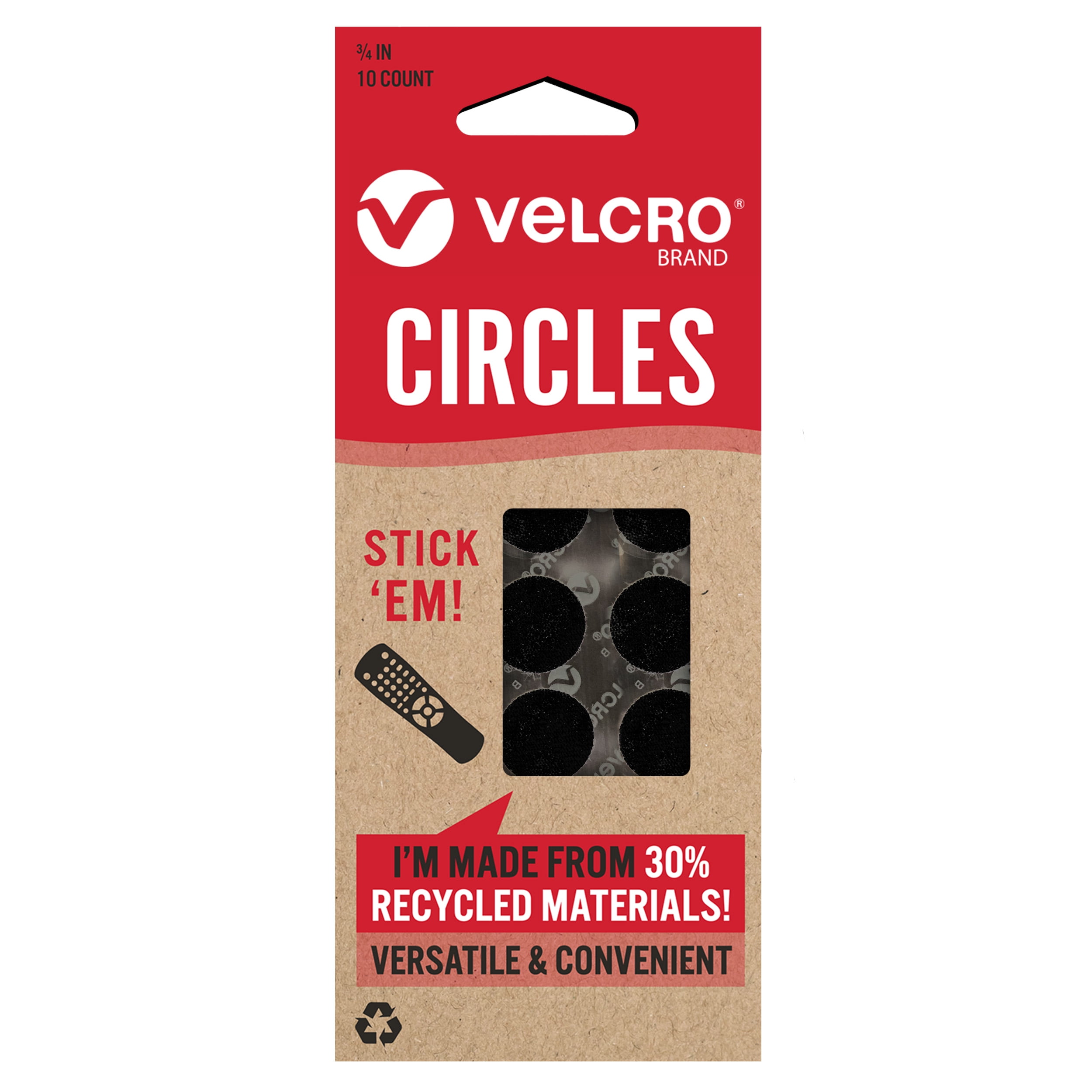 VELCRO® Brand ECO Collection STICK 'EM Hook and Loop Fastener ...