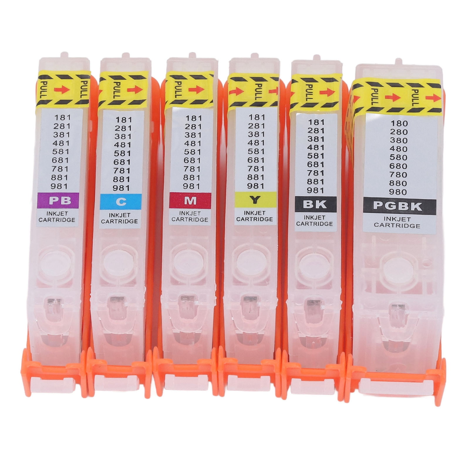 Estrela 6Pcs Printer Ink Cartridge with Permanent Chip Eco Friendly 6 ...