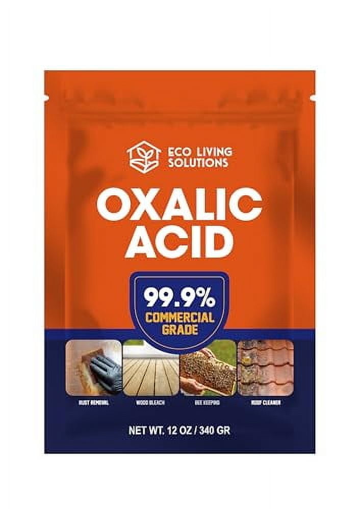 ECO LIVING SOLUTIONS Oxalic Acid 99.9% Deck Stain Remover & Wood Stain ...
