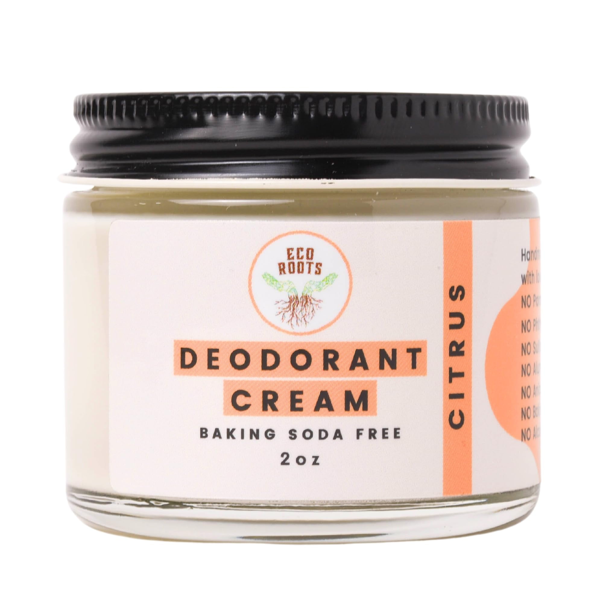 ECO ROOTS Natural Deodorant for Women & Men | Organic Deodorant Cream ...