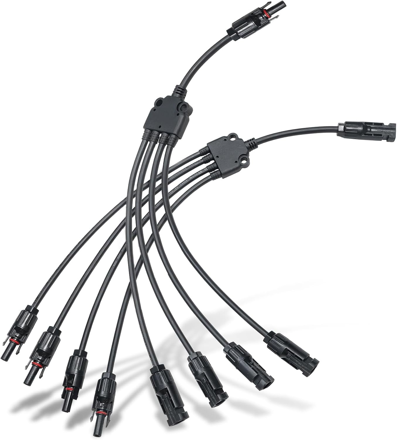 ECO-WORTHY Solar Connectors Y-Branch Parallel PV Adapter Cable Kit – M ...